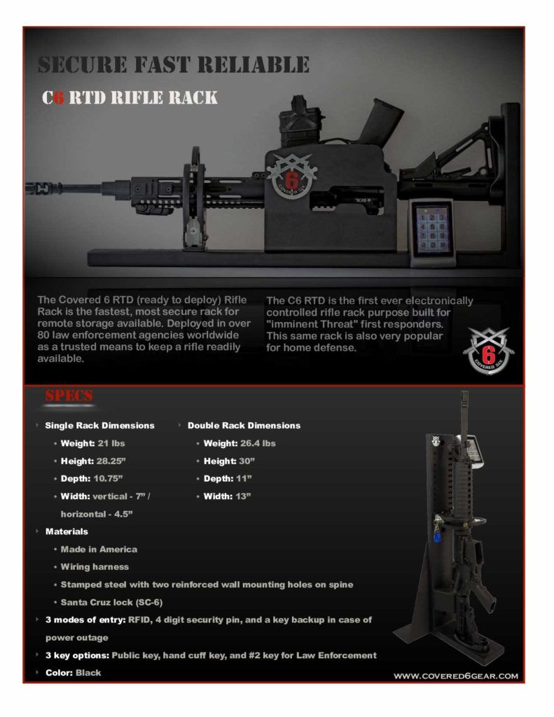 Covered 6 Ready To Deploy (RTD) Rack | Covered 6